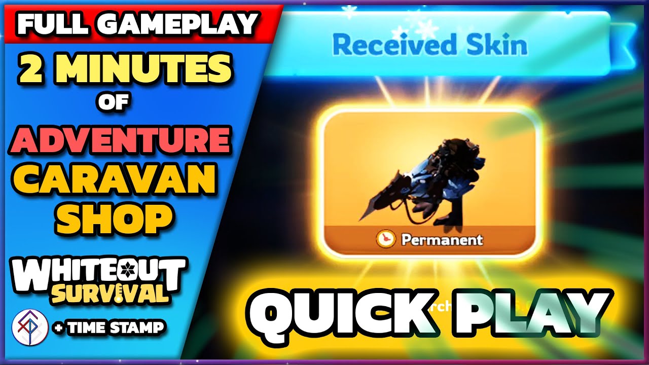 ️Whiteout Survival Adventure Caravan - 🐦Get Permanent Mythic March Skin ...