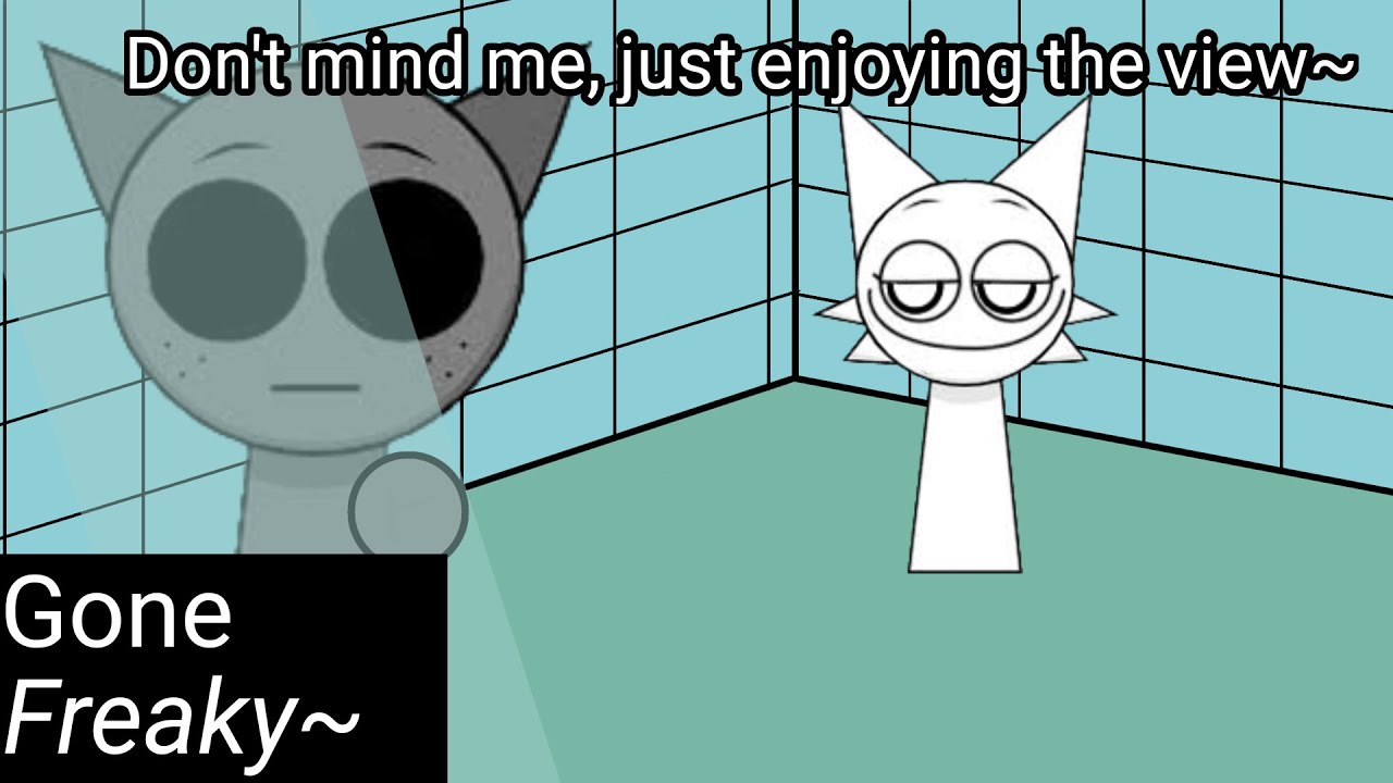 Sprunki Wenda X Gray Freaky Felines at the gym sus animation - YouTube