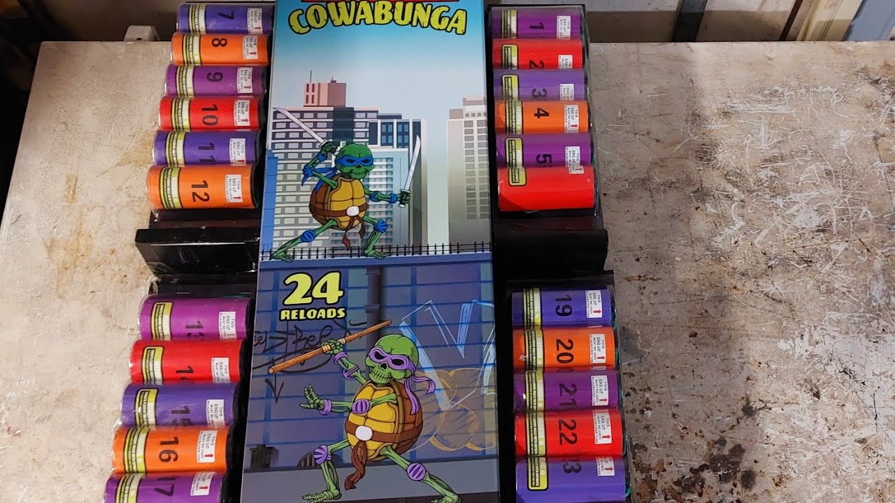 4" Cowabunga Canister Shells - YouTube
