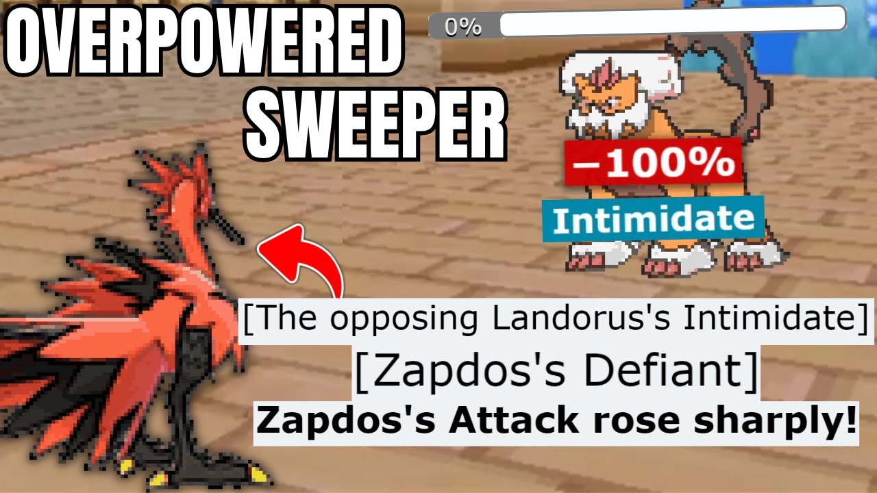 DEFIANT GALARIAN ZAPDOS IS AN INSANE SWEEPER | POKEMON SHOWDOWN - YouTube