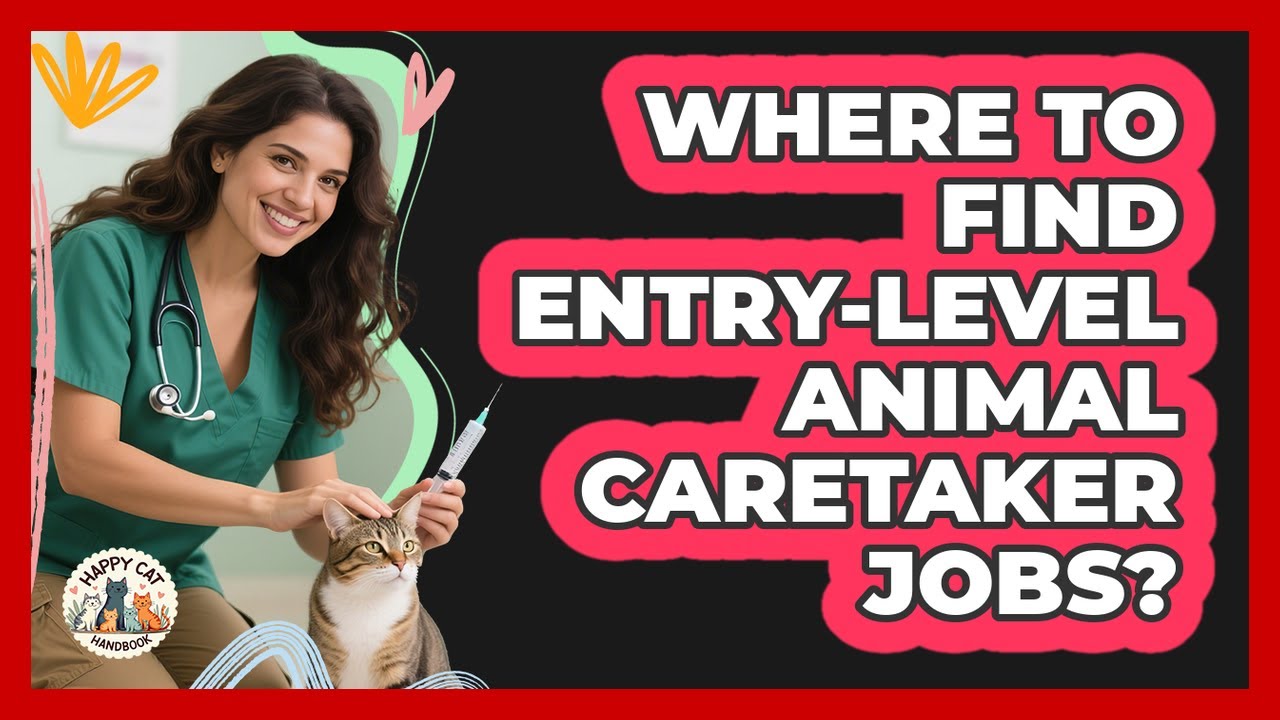 Where To Find Entry-Level Animal Caretaker Jobs? - YouTube