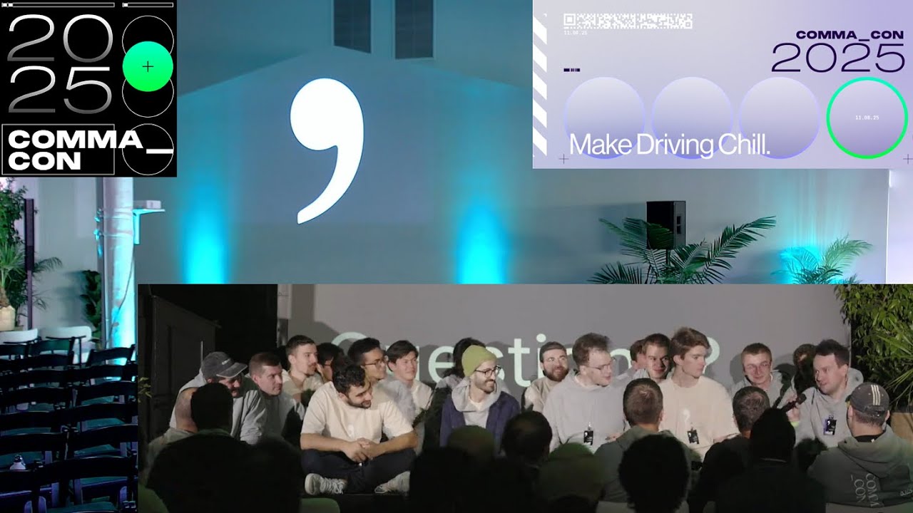 comma ai team | COMMA CON 2025 full live stream | comma 4 announced ...