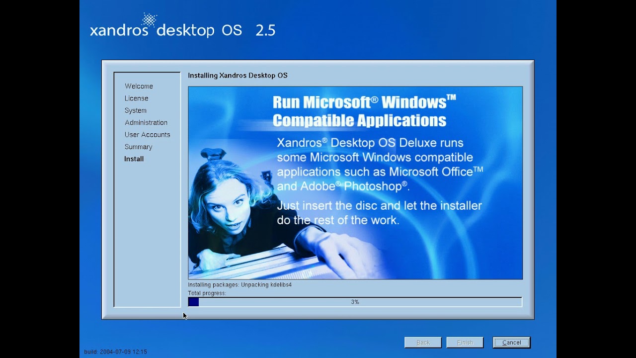 Xandros Linux Desktop 2.5 Business Edition - YouTube