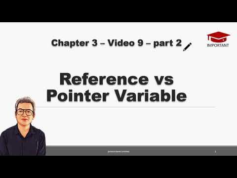 Reference variable vs Pointer variable in C++11 | Anshuman Sharma | For Beginners | in Hindi ...