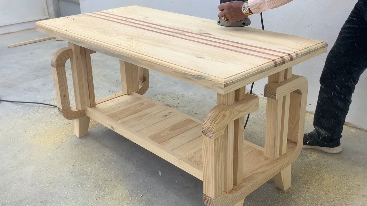 Woodworking Carpenter // Ideas And Skills To Build Outdoor Tables With ...