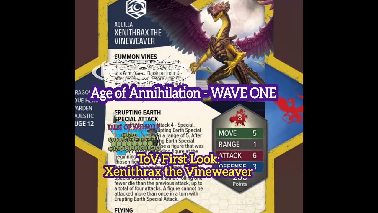 Heroscape Age of Annihilation - Wave 1 - ToV First Look: Xenithrax the ...