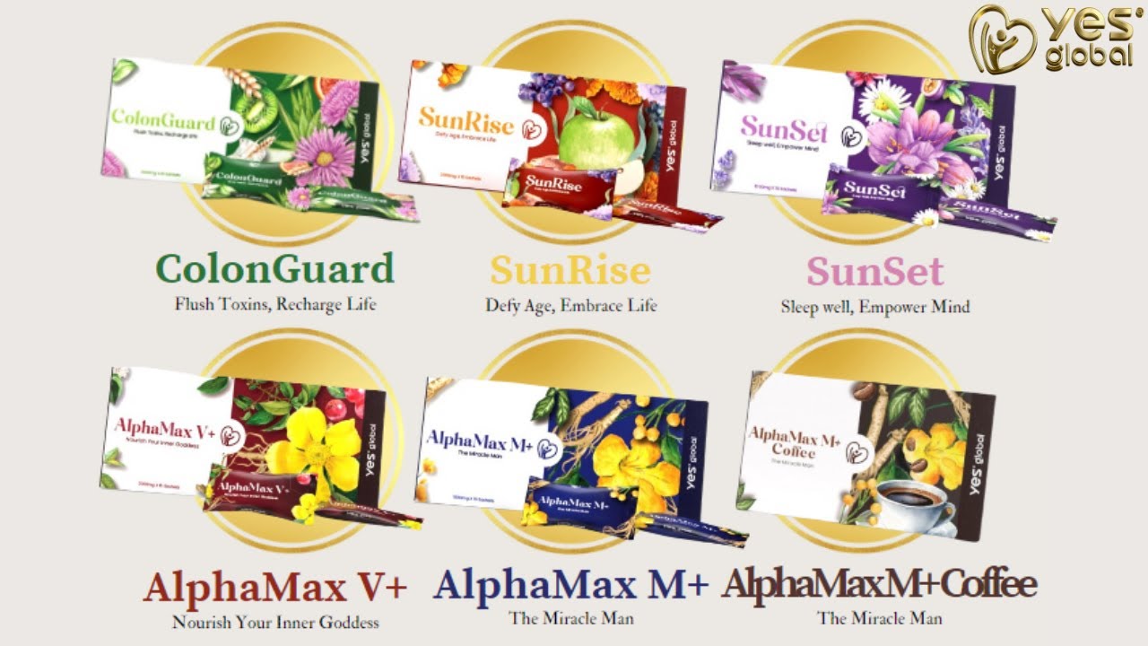 Yes Global kompanijos produktai - YouTube