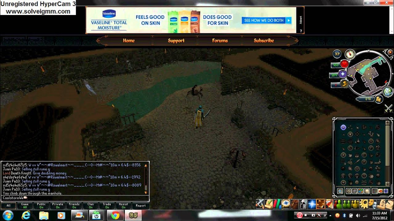 runescape guide for levels 50-60 strength - YouTube