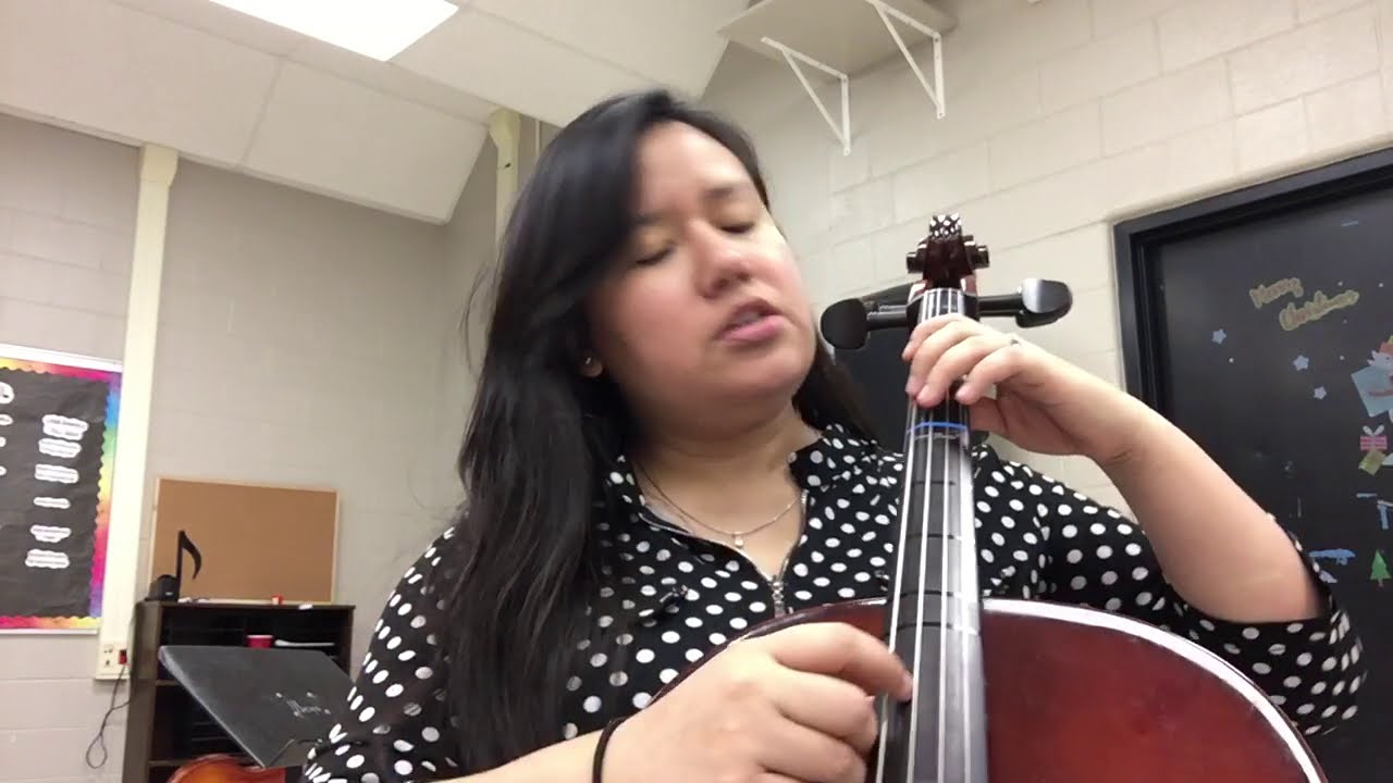 e minor two octave scale cello tutorial - YouTube