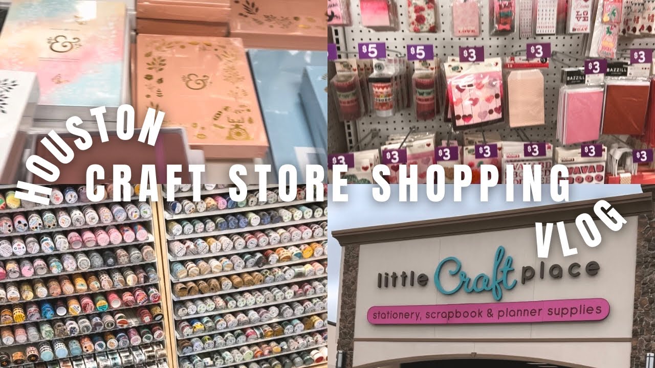 CRAFT SHOPPING | HOUSTON TEXAS | THE CURVY PLANNER - YouTube