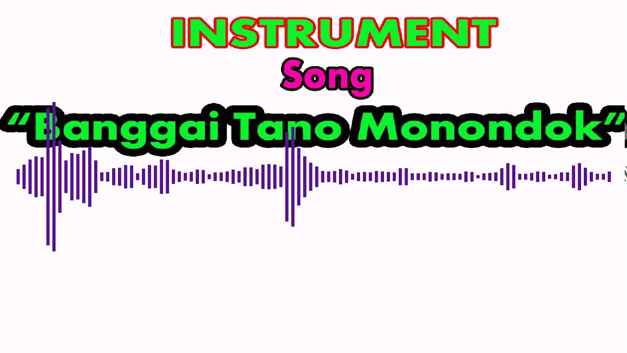 Banggai Tano Monondok ~Instrument Cover (style I) - YouTube