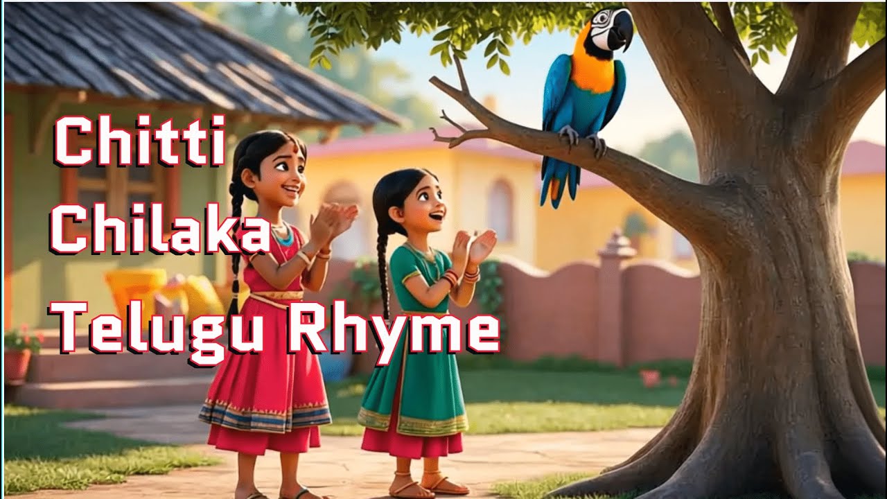 Chitti Chilakamma Telugu Rhyme | Telugu Kids Rhymes - YouTube Music