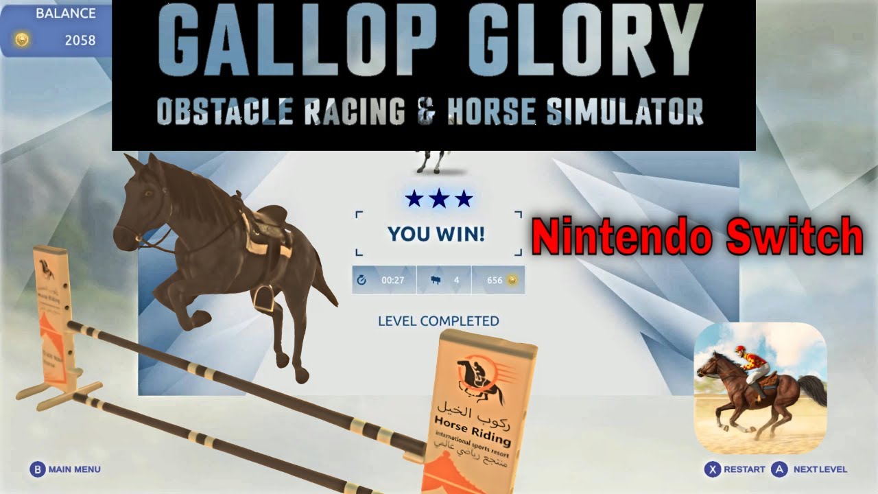 Gallop Glory Obstacle Racing and Horse Simulator - Nintendo Switch ...