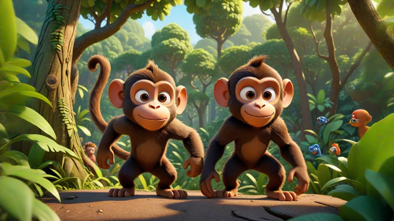 Max Monkey Swings High + More Nursery Rhymes & Kids Songs - YouTube