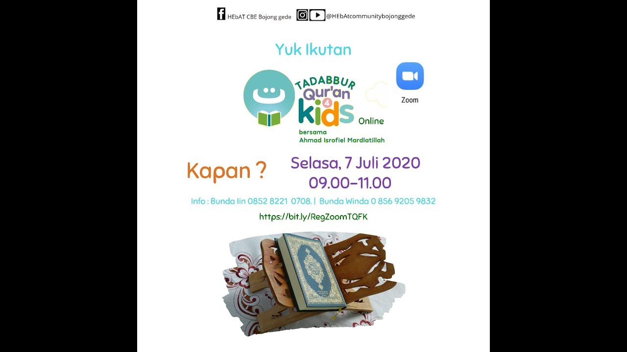 Tadabbur Quran 4 Kids#4 Bersama Ustadz Ahmad Isrofiel Mardlatillah ...