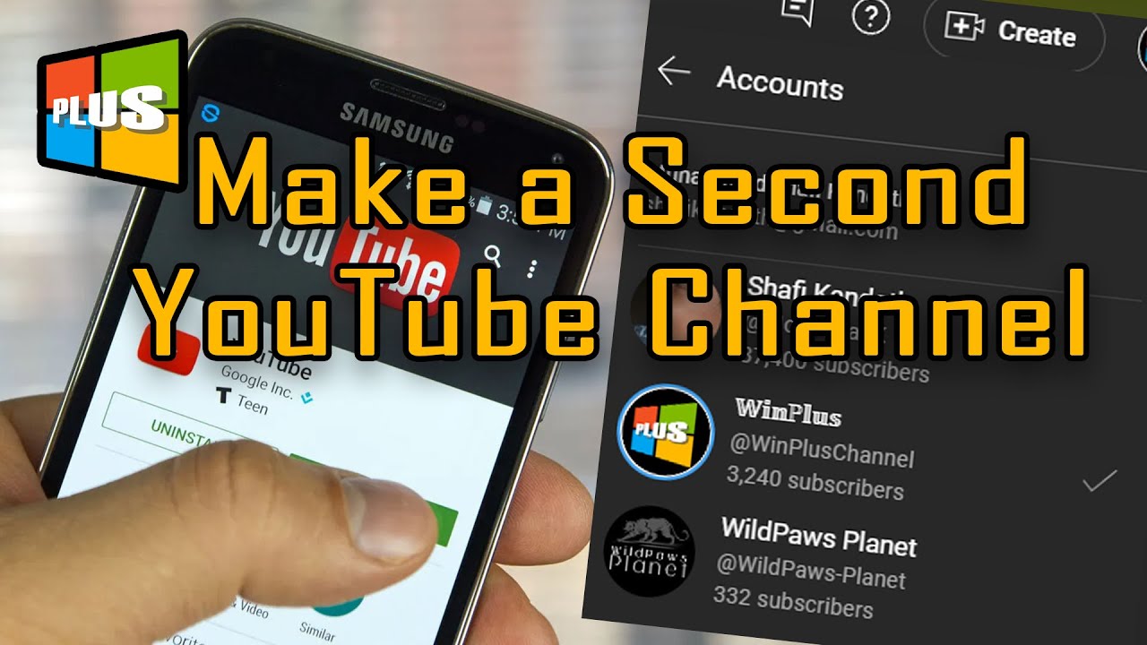 How To Make Multiple YouTube Channels With One Google Account on Mobile ...
