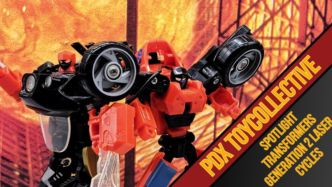 Generation 2 Laser Cycle Double Feature | Transformers Road Rocket ...