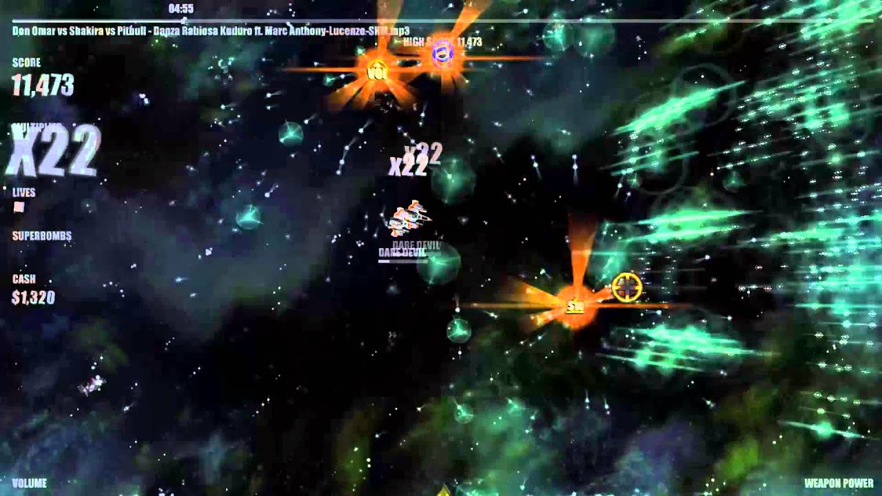 Beat Hazard gameplay - YouTube