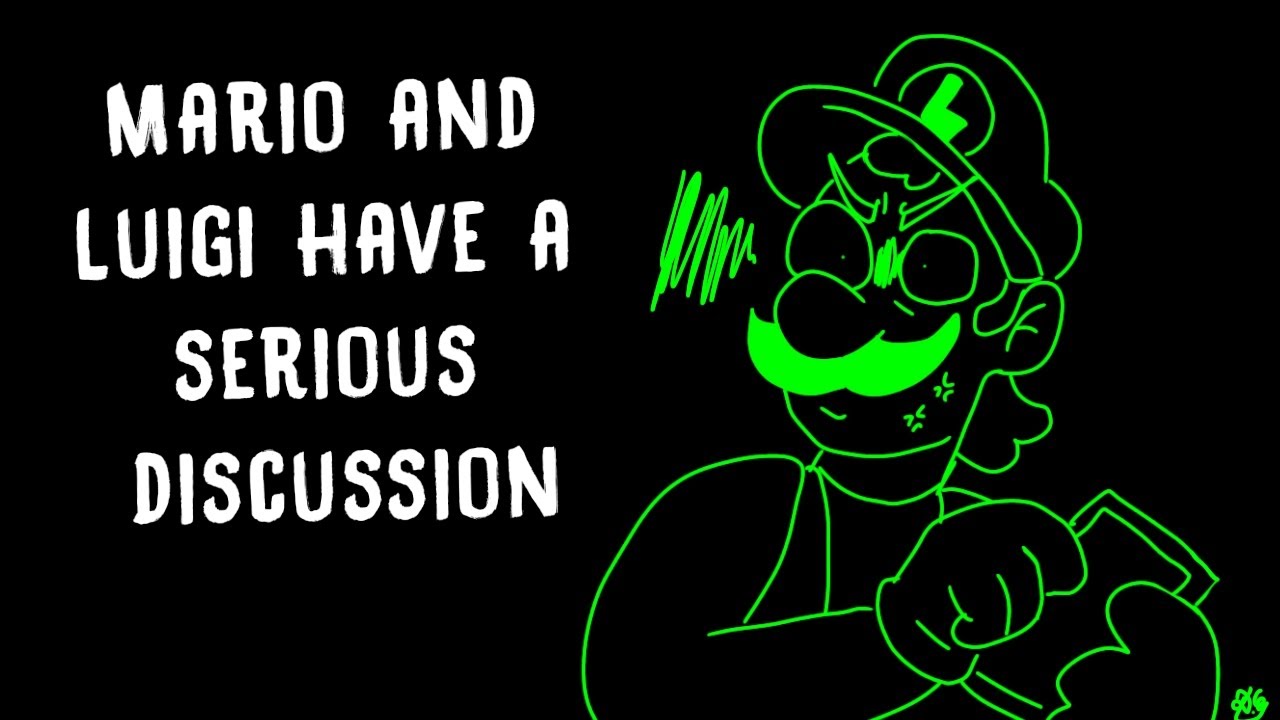 mario and luigi have a short discussion - YouTube