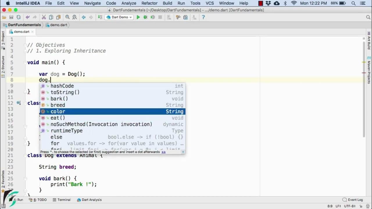 Flutter Development | Session 31 | Dart Tutorial from scratch | Globe IT Institute | Bangalore # ...
