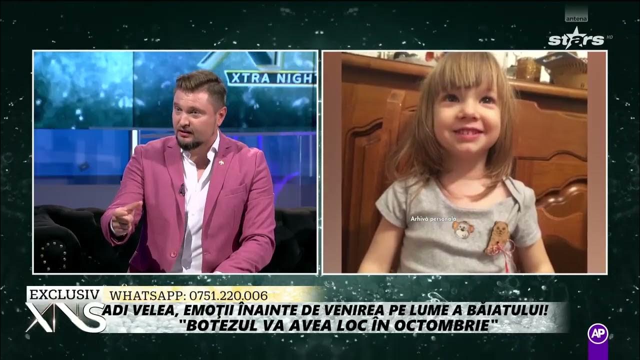 Adi Velea, emoții înainte de venirea pe lume a băiatului - YouTube