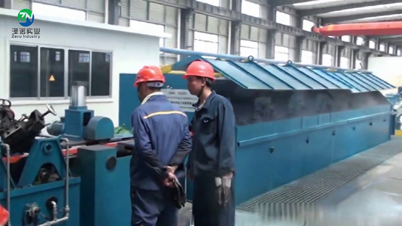 Copper Rod Continuous Casting And Rolling Production Line - YouTube