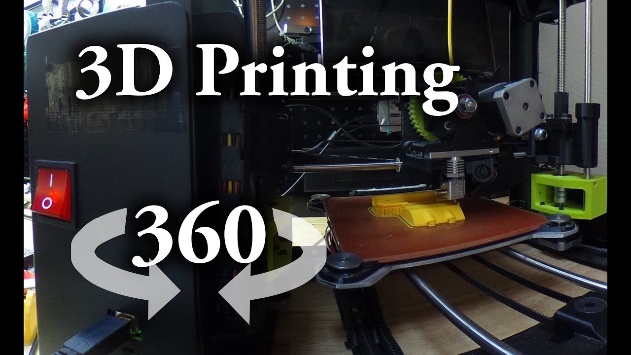 3D Printing Timelapse (360 vr video) - YouTube