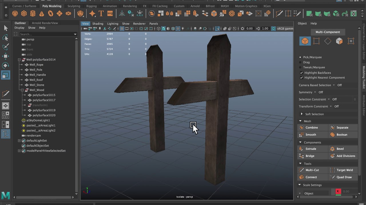 Maya & Arnold, Well Model, 2/4- Refining the model - YouTube