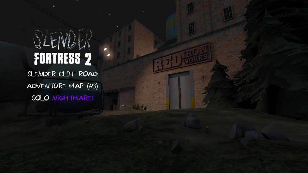 Slender Fortress 2 | Pt.98 | Cliff Road | Solo Adventure Map (B3 ...