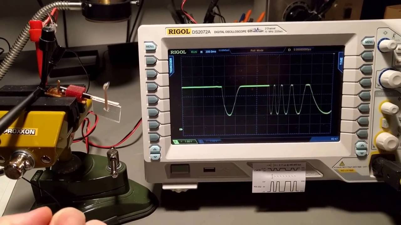 AoA sensor first prototype - YouTube