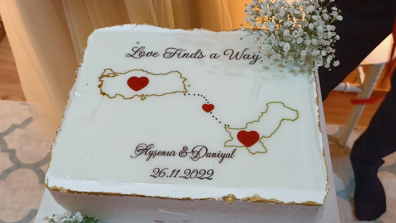 Pakistani larka aur Turkish larki Engagement ceremony - YouTube