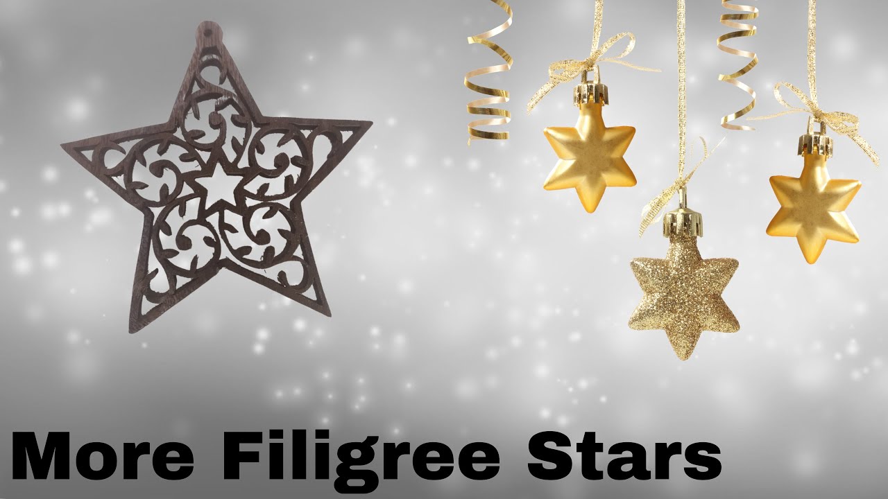 Four More Filigree Stars - YouTube