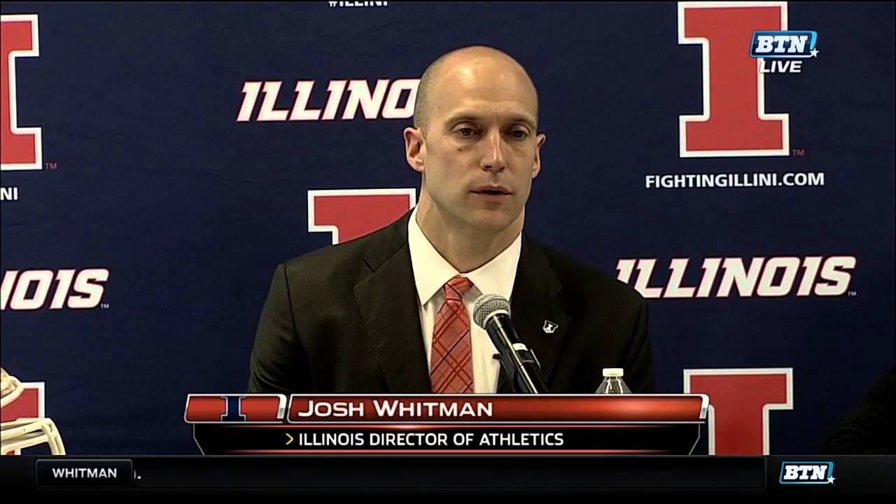 Josh Whitman Announced as Illinois Athletic Director - YouTube