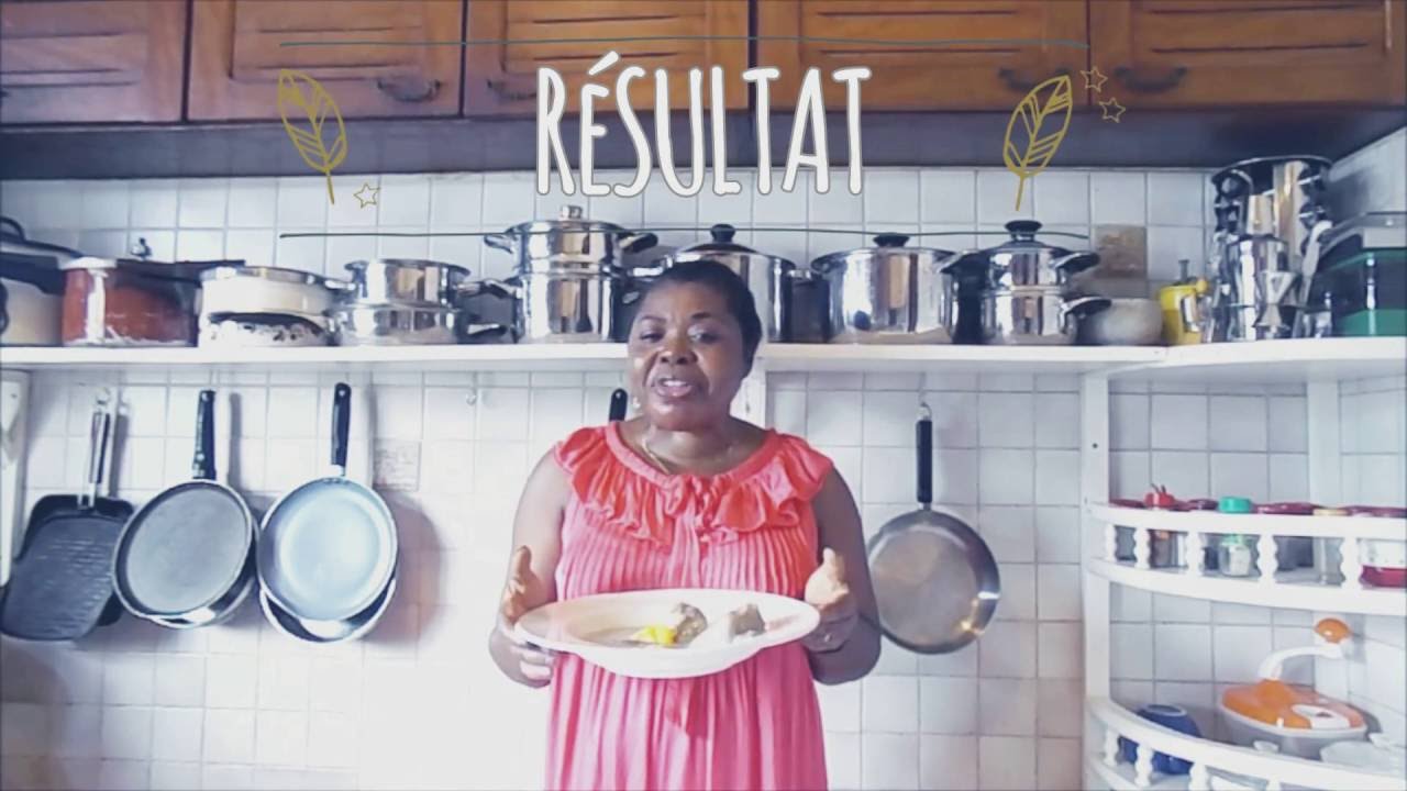 Macabo rapé à la sauce d'arachides grillées - YouTube