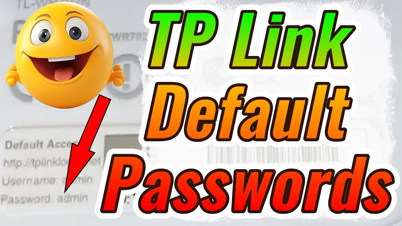 TP Link Default Username & Password for Admin Panel👩🏻‍💼TP Link Default ...