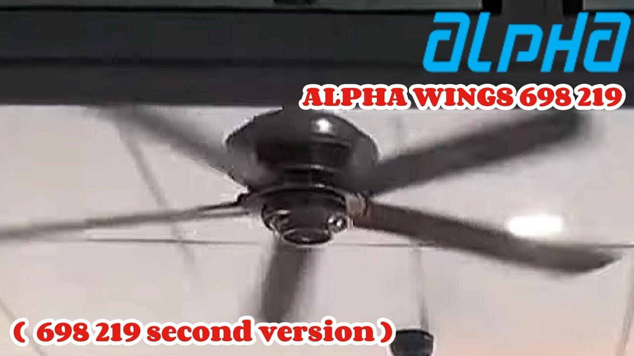 56" Alpha WINGS 698 219 Ceiling fan (698 second model) (Kipas siling) - YouTube