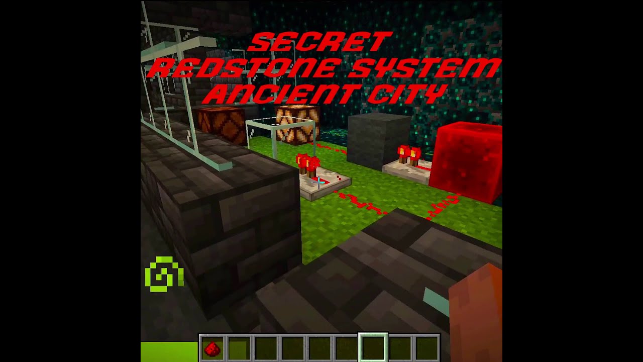 NEED REDSTONE GO IN ANCIENT CITY 🤫🤫 #video #subscribe #viral - YouTube