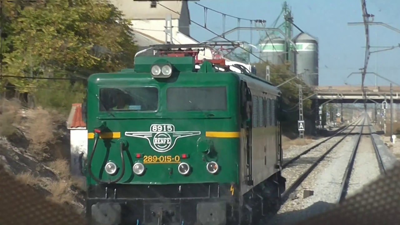 Renfe - Locomotora 289.015 en Seseña - YouTube