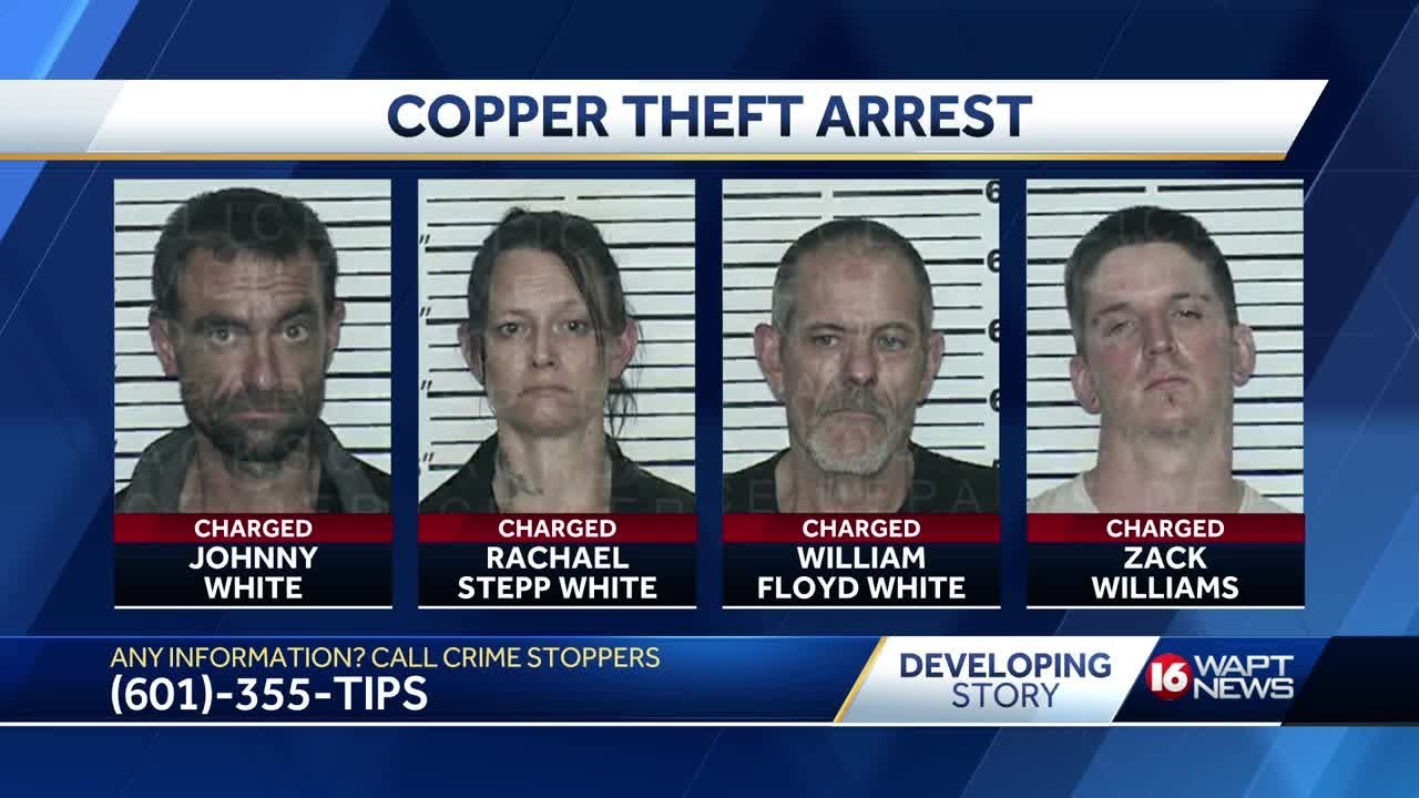 Four suspects arrested in copper theft - YouTube