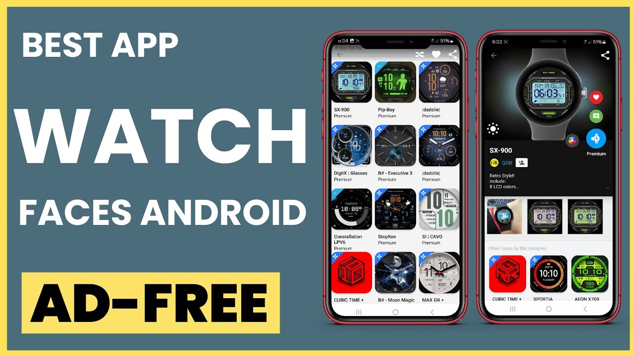 Best Free Watch Faces App for Android - YouTube