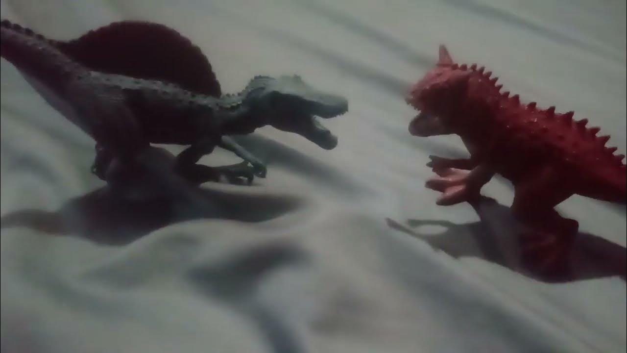 Dino Duels 4 Spinosaurus Vs Carnotaurus Youtube