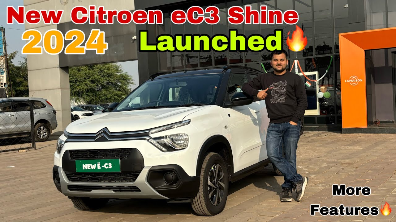 2024 न्यू इलेक्ट्रिक🔥 Citroen eC3 अब और फिचर्स से लैस | New Citroen eC3 ...