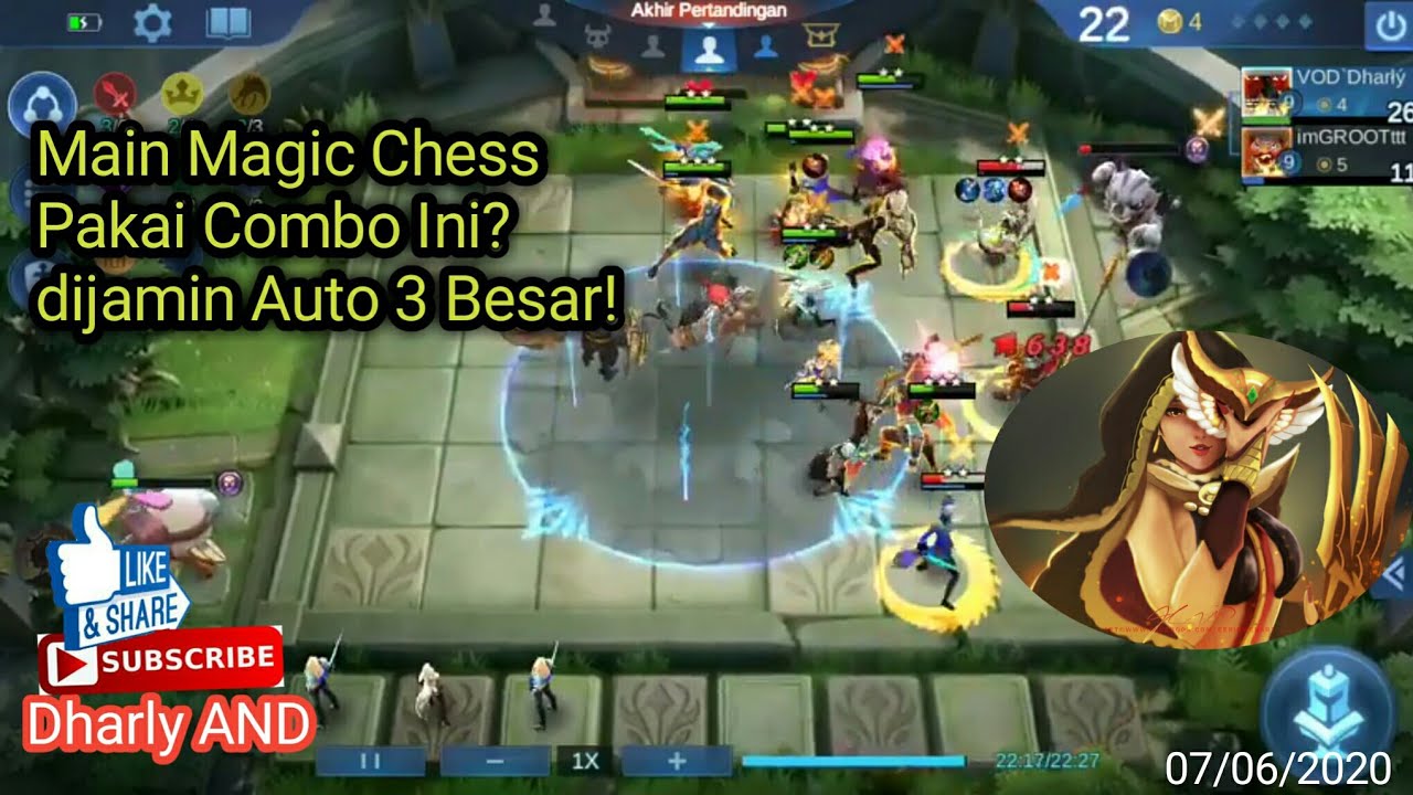 #CaraMainMC #MainMacigChees #MagicCheesML Cara main MAGIC CHESS ML 2020 ...