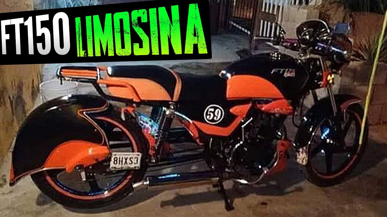 ITALIKA FT 150 Modificada a LIMOSINA - YouTube