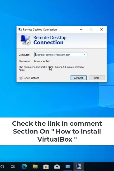 How to connect Your PC to VirtualBox Remotely? ( 2025 ) | Virtual machine windows 10 - YouTube