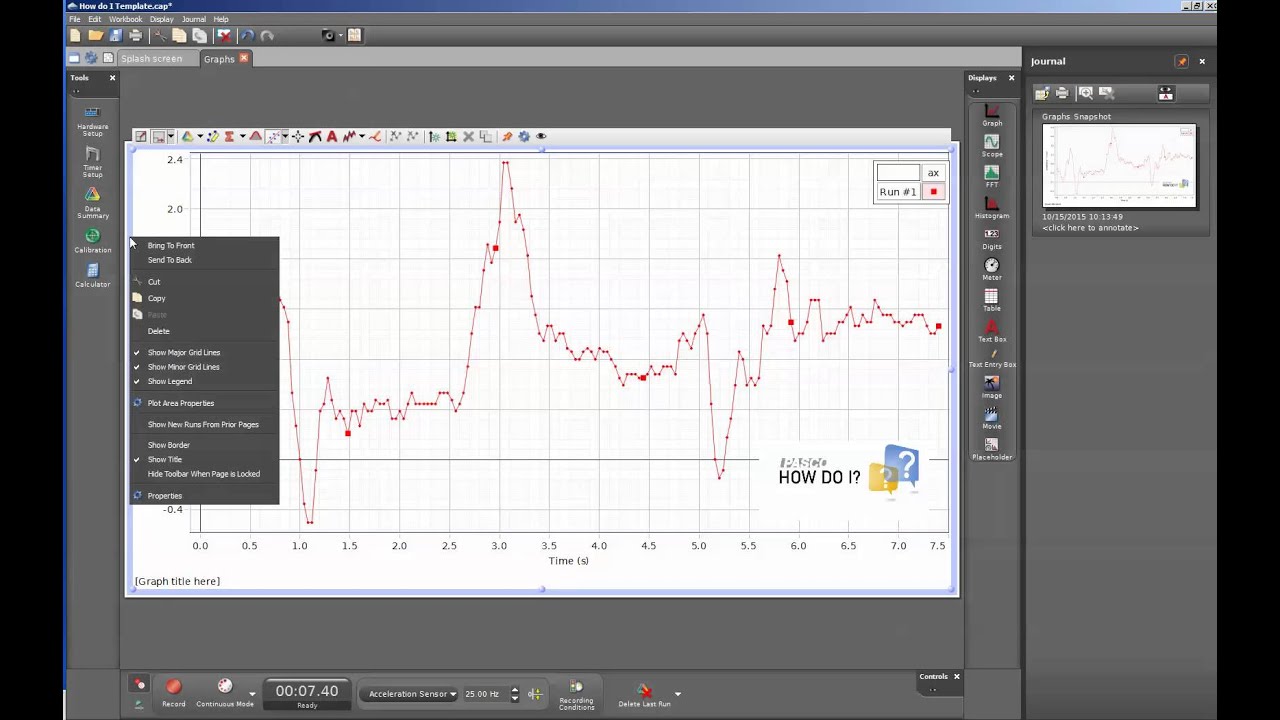 Copy/Paste a Graph Image from Capstone - YouTube