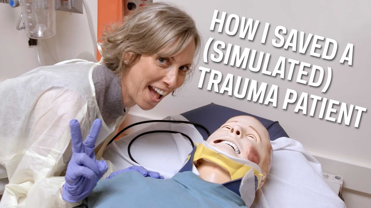 How I saved a (simulated) trauma patient: Julie from Marketing - YouTube