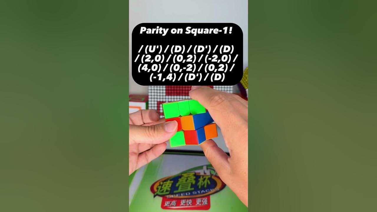 Parity on Square-1 - YouTube