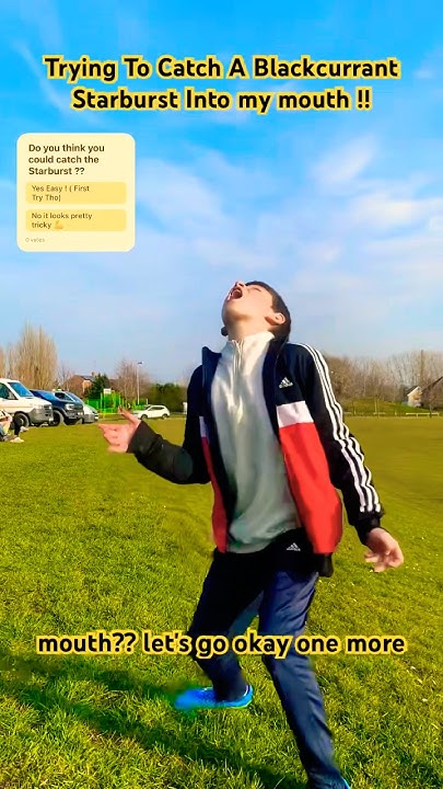 Do you think you could catch the StarBurst in your mouth first try ? # ...