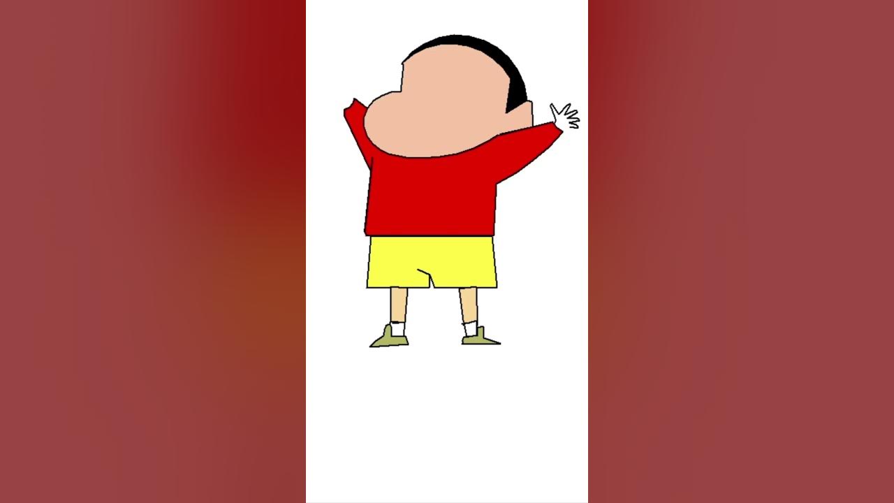 Shinchan character program in python turtle graphics #youtube #shorts #shortvideo #shinchan ...